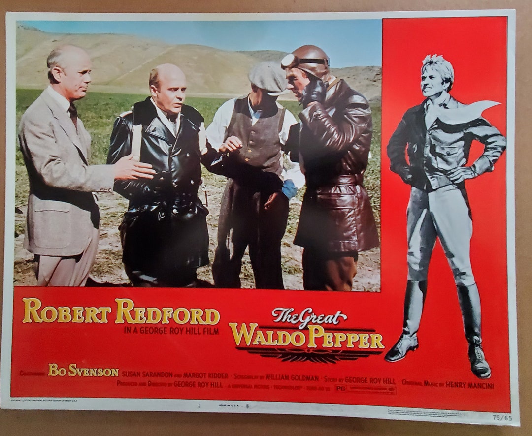 Vintage Movie Lobby Card the Great Waldo Pepper Copyrightk 1975 ...