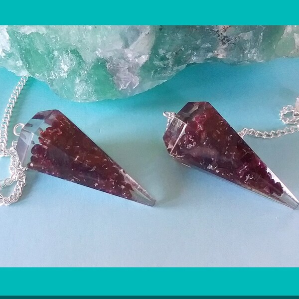 Ruby Pendulum - Etsy