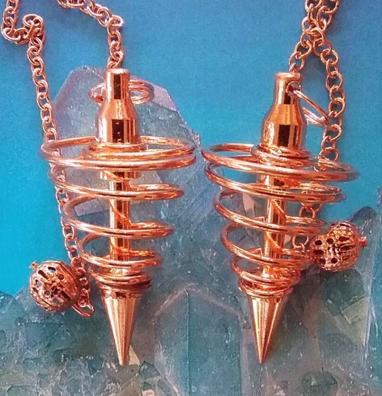 Vortex Coil Dowsing Pendulum: Sacred Geometry Healing Tool - Etsy