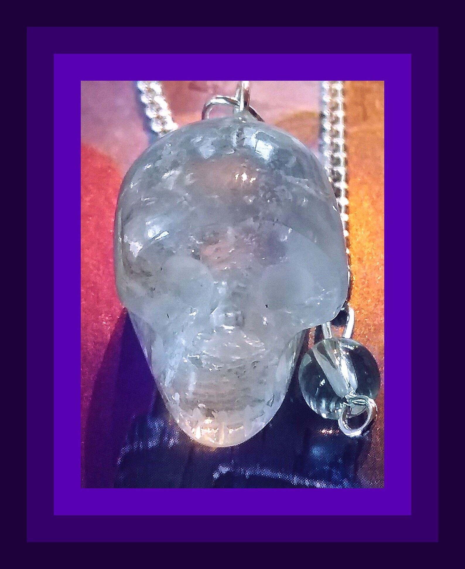 CRYSTAL SKULL Dowsing Pendulum Solid Carved Crystal Quartz | Etsy