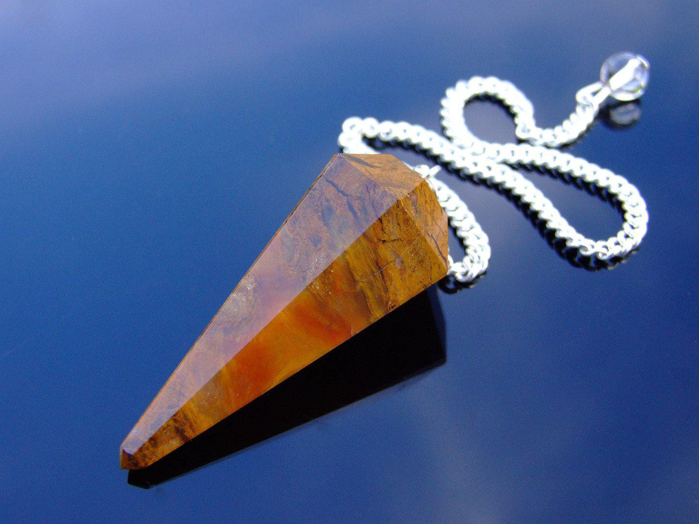 WOODEN PENDULUM Arizona Fossilized Wood Dowsing Pendulum - Etsy