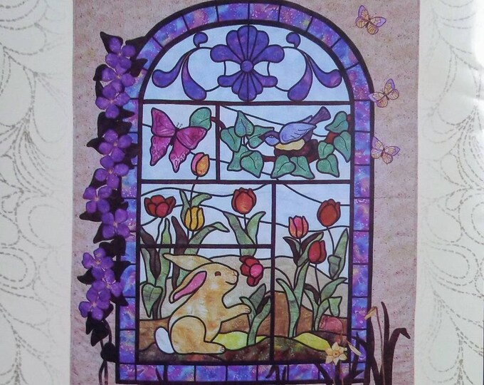 Mr. B's Window Pattern for a Stained Glass Block of the Month Quilt by ...