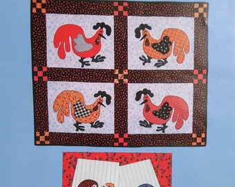 Rooster Quilt Pattern - Etsy