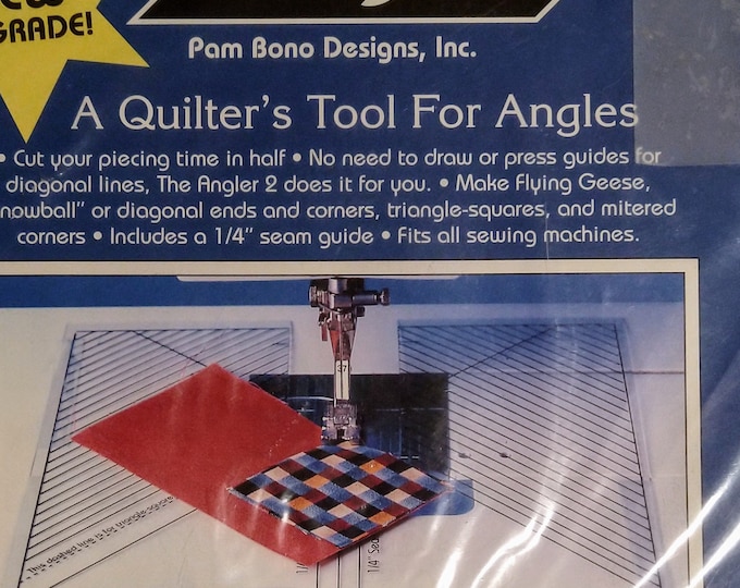 The Angler 2 Quilter's Tool & Directions From Pam Bono Designs #2146 NEW UPGRADE *K5283 - Etsy