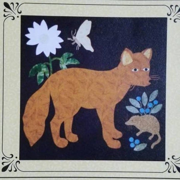 Fox Quilt Block - Etsy