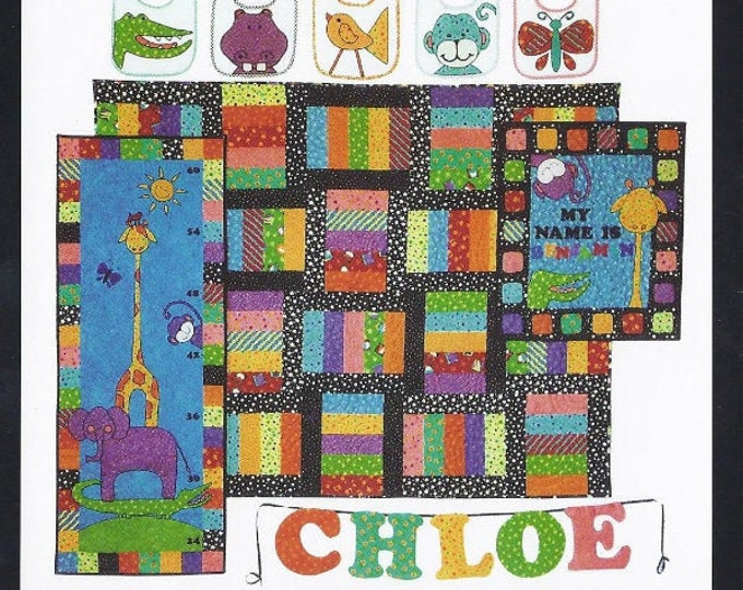 Zoo Parade Collection Pattern for Zoo Animal Quilts and Growth Chart by ...