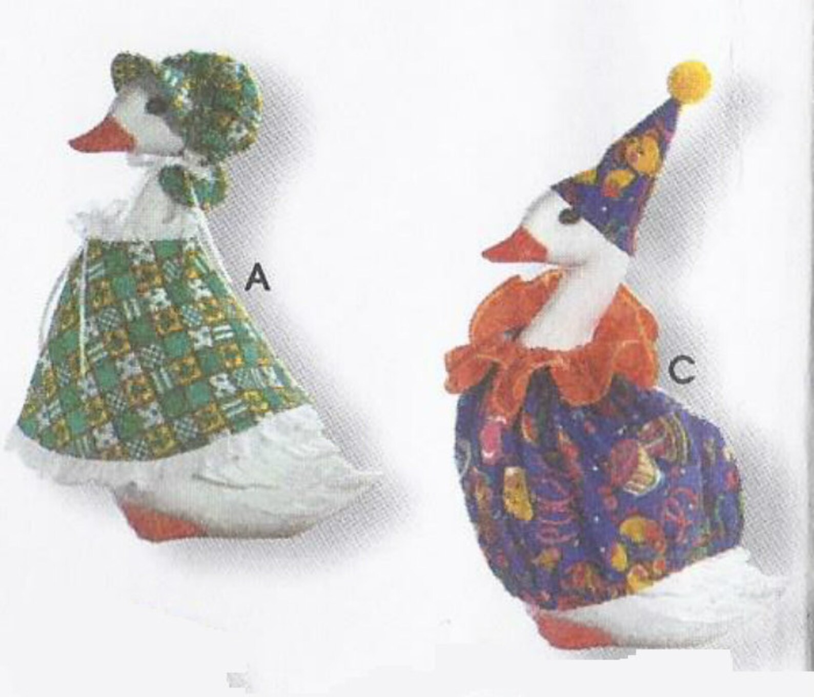 Lawn Geese holiday clothing pattern for 11 geese and seasonal | Etsy