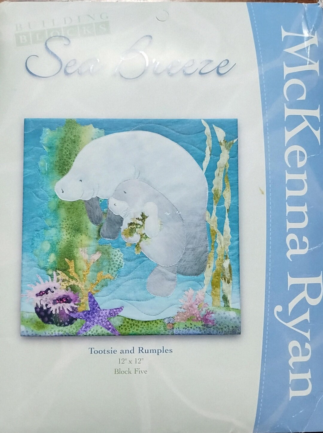Tootsie & Rumples Pattern for a Manatee Quilt From the Sea Breeze ...