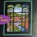 Through My Window Pattern for a Stained Glass Look Wall Hanging Quilt in 2 Styles by Daphne ...