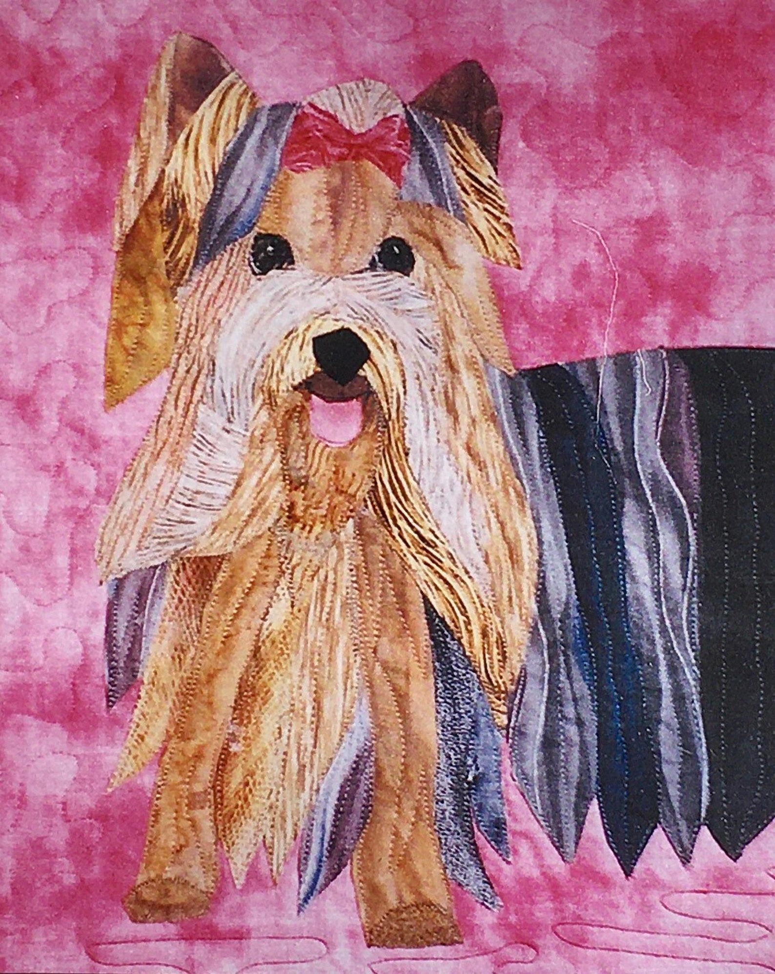 Yorkshire Terrier pattern for a picture quilt designed by | Etsy