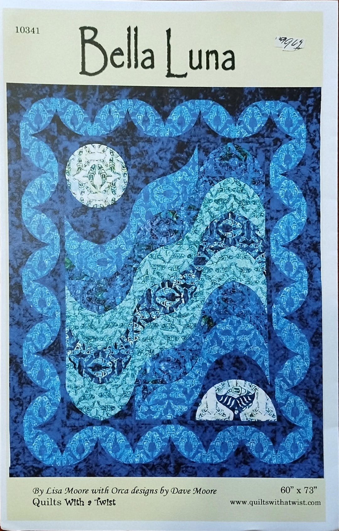 Bella Luna Pattern for a Lap Quilt & Placemats Featuring Focal Fabrics ...