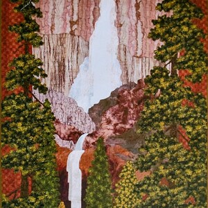 Yosemite Falls Pattern for a Wall Hanging Quilt Designed by Helene ...