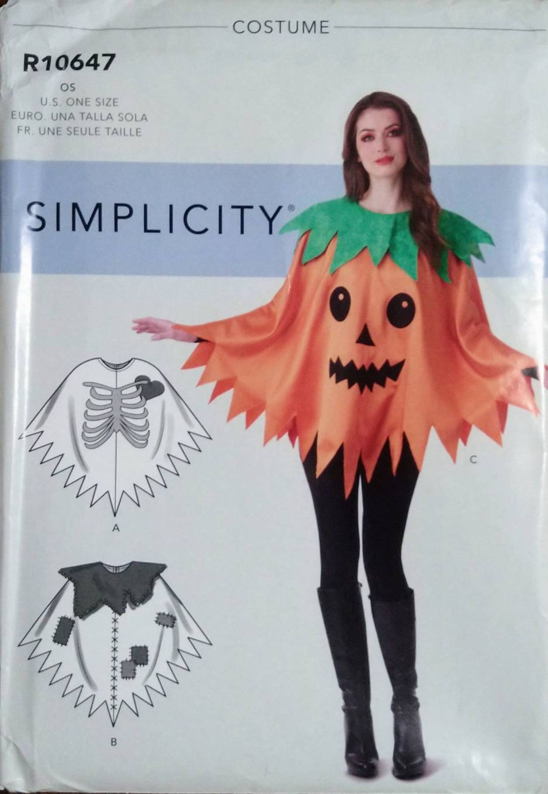 Simplicity 9169|10647 Misses' Character Costumes Pattern - Pumpkin ...