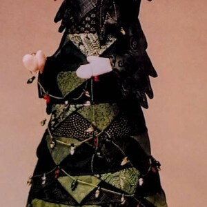 Oh Tannenbaum Pattern for a 23" Embellished Cloth Christmas Tree Doll ...