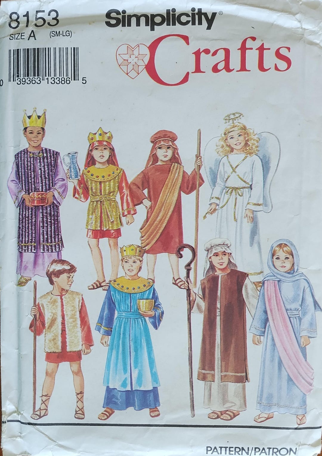 Simplicity 8276|8153 Children's Nativity Costumes Pattern - Tunics ...