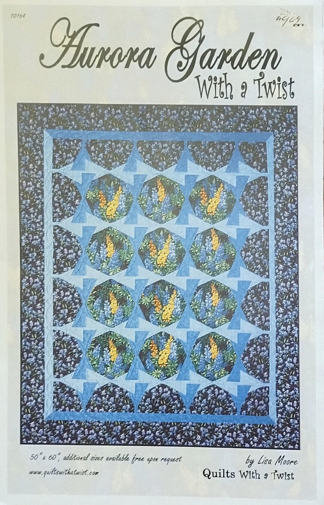 Aurora Garden With a Twist Pattern for a Lap Quilt Featuring Focal ...