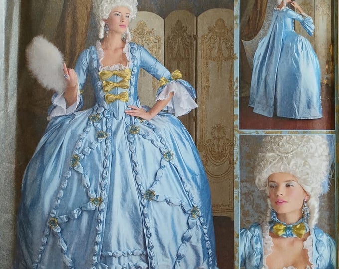 Simplicity 3637 Misses' 18th Century Rococo Gown Pattern With Petticoat ...