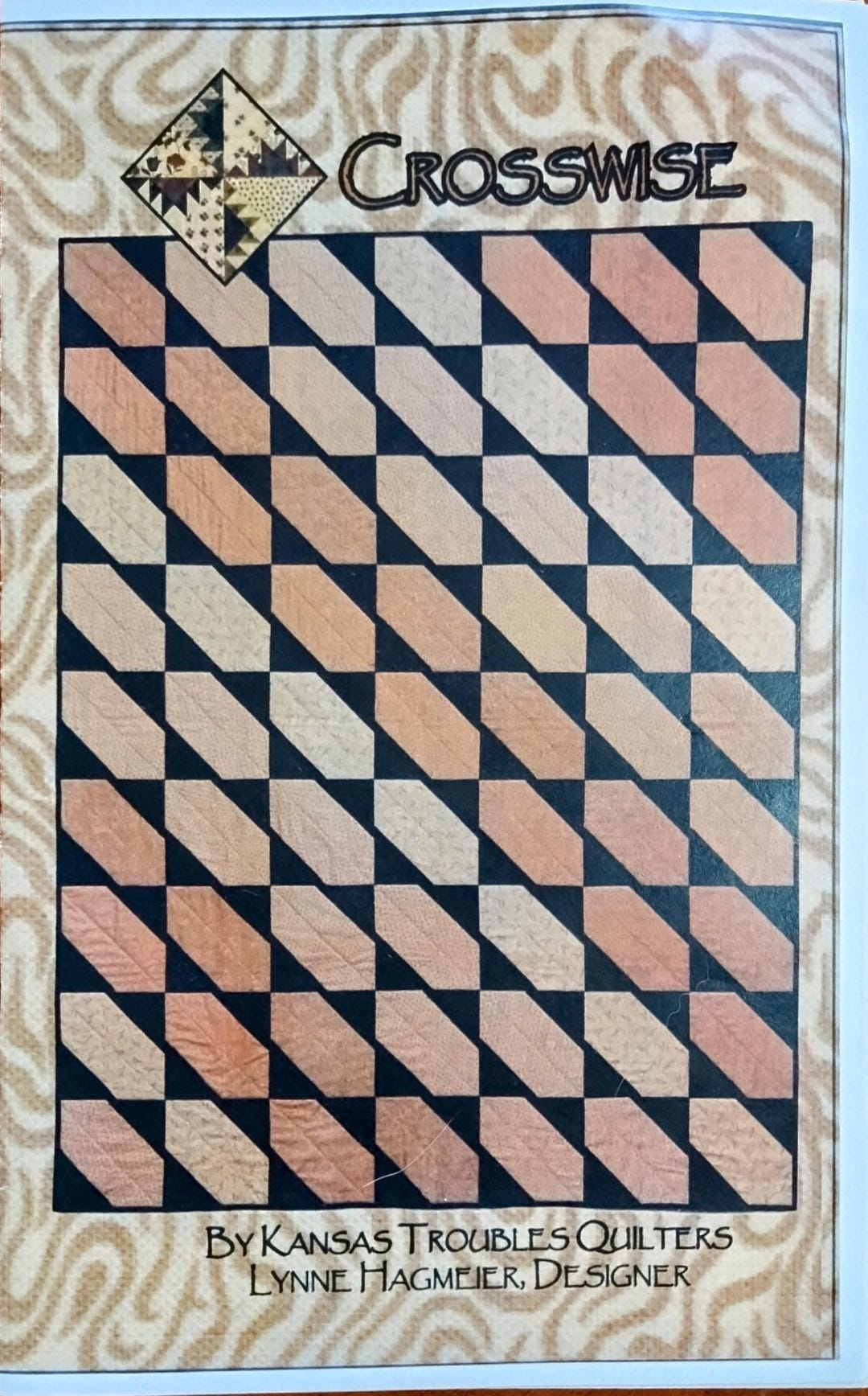 Crosswise Pattern for a Charm Square Friendly Lap Quilt Designed by ...