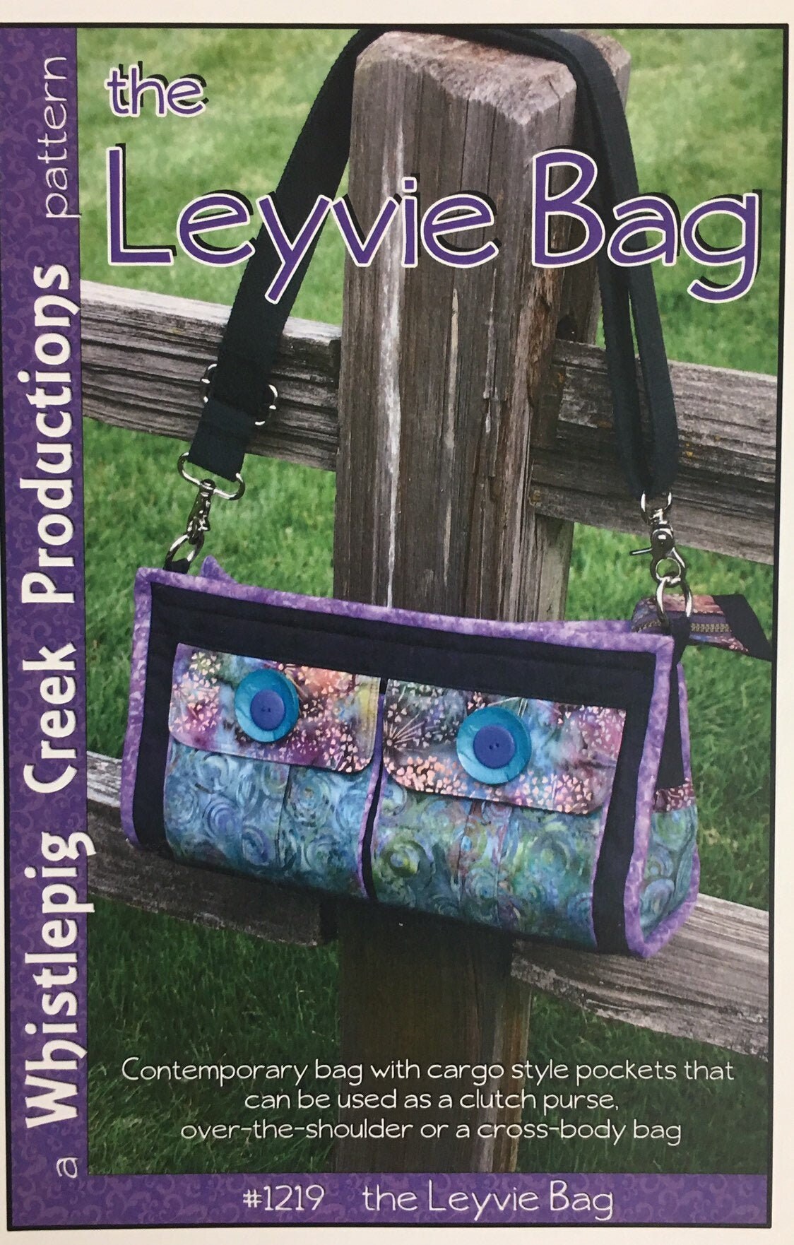 2011 K3532 Leyvie Bag pattern designed by Susan Marsh for Whistlepig ...