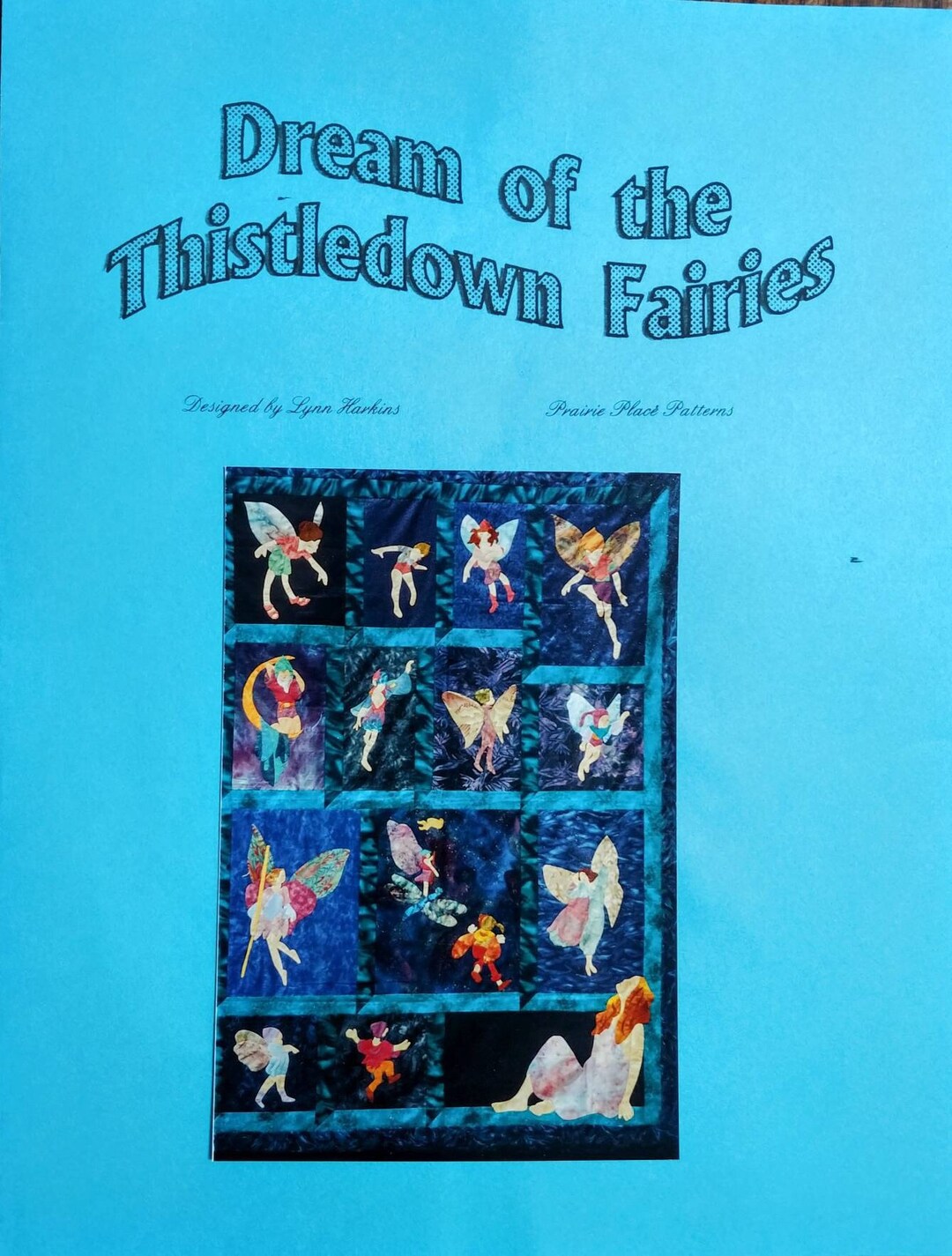 Dream of the Thistledown Fairies Pattern for an Appliquéd Wall Hanging ...