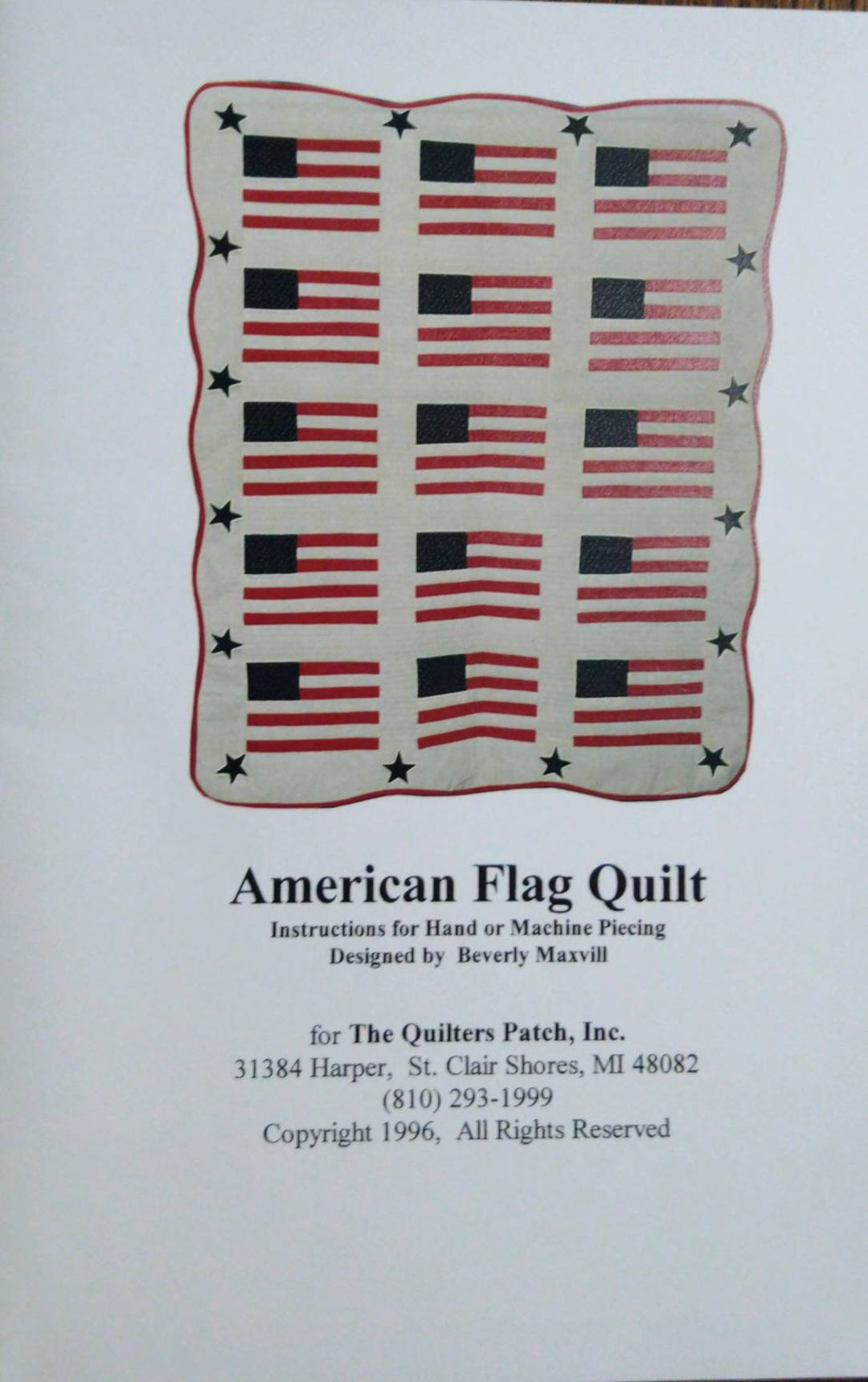 American Flag Quilt Pattern for a Patriotic Wall Hanging Quilt - Etsy