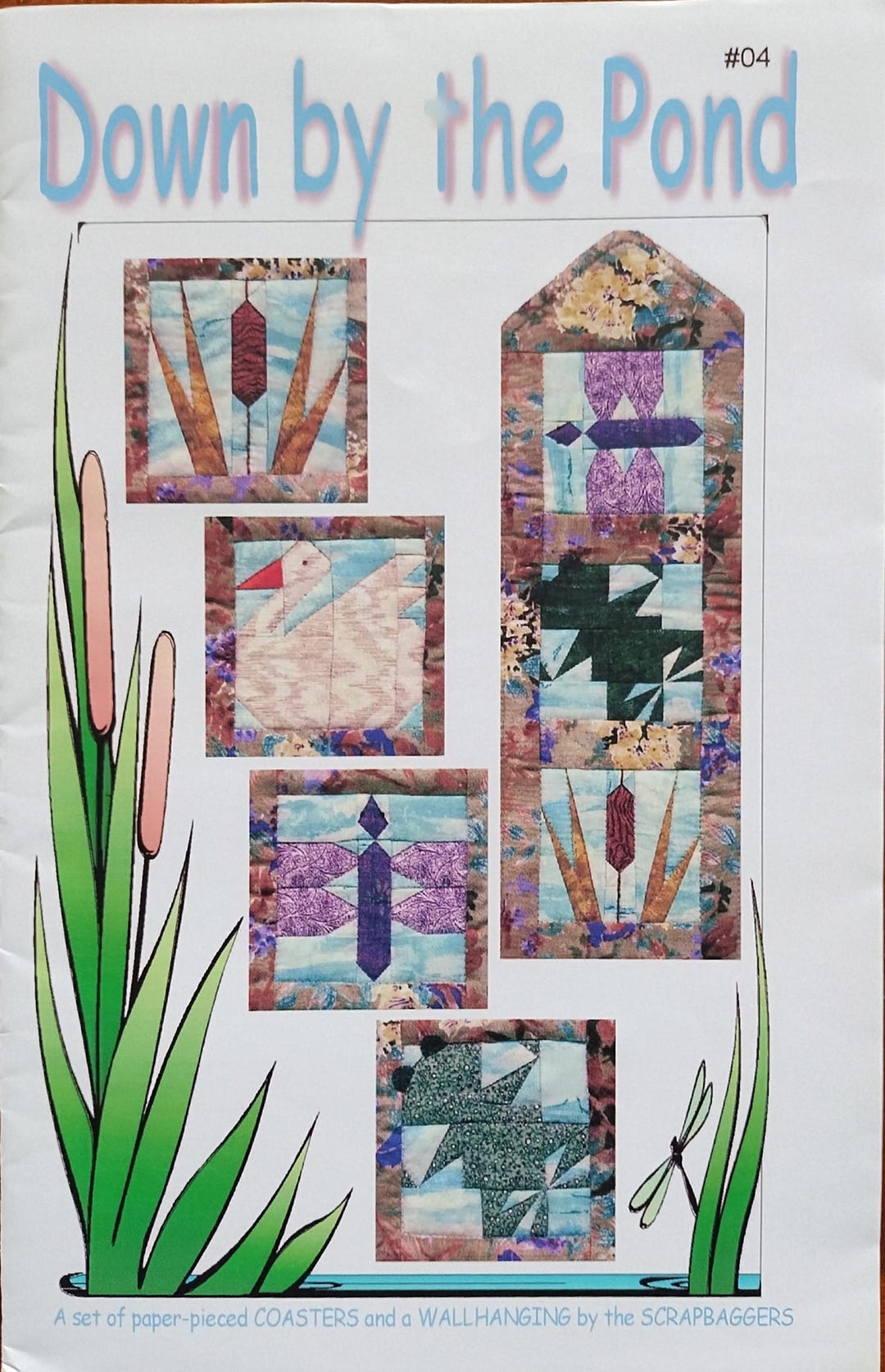 Down by the Pond Pattern - Paper Pieced Coasters and Quilt by Susan ...