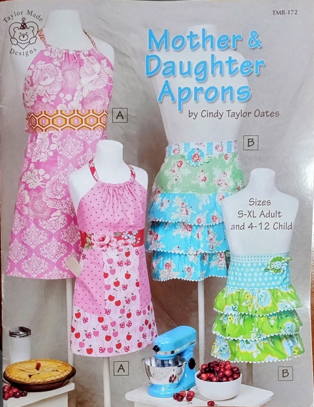 Mother and Daughter Apron Patterns Designed by Cindy Taylor Oates for ...