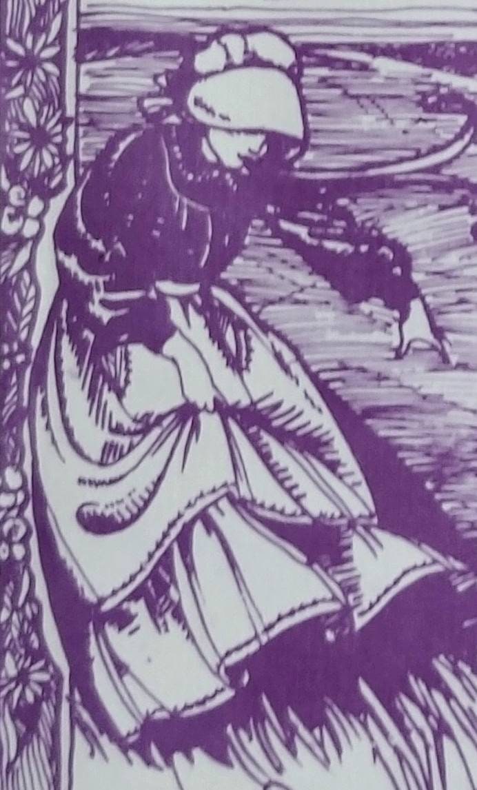 Prairie Costume Pattern Long Sleeved Ankle Dress & Feather - Etsy