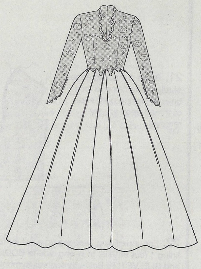 Butterick 5731|BP249 Misses' Wedding Gown Pattern - Raised Neckline ...
