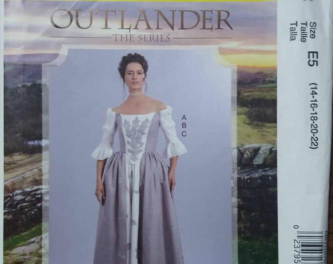 Outlander Formal Gown Pattern Off-the-shoulder Top Gathered - Etsy