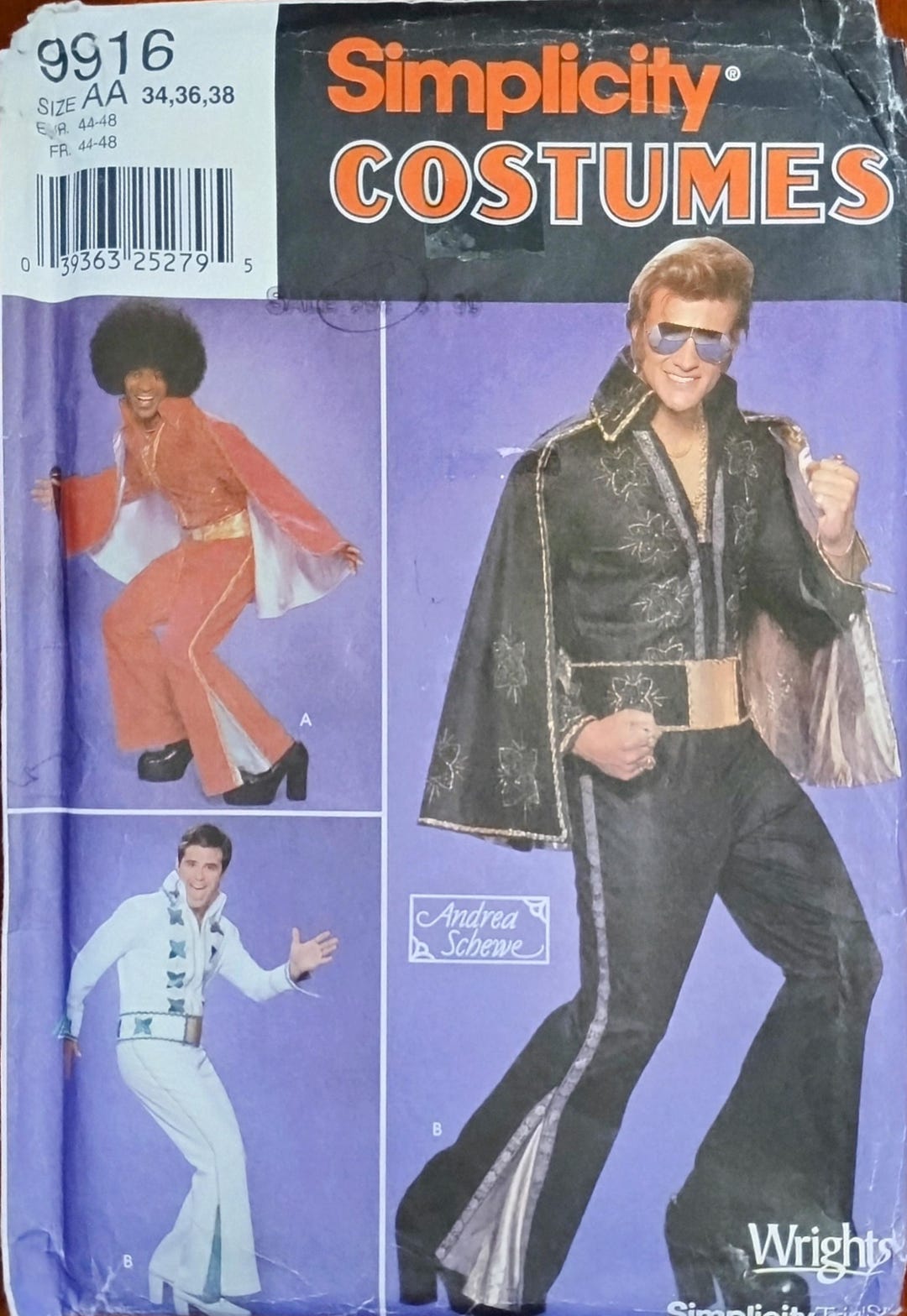Elvis and Michael Jackson Costumes Pattern - Jumpsuits, Belts, Capes in ...