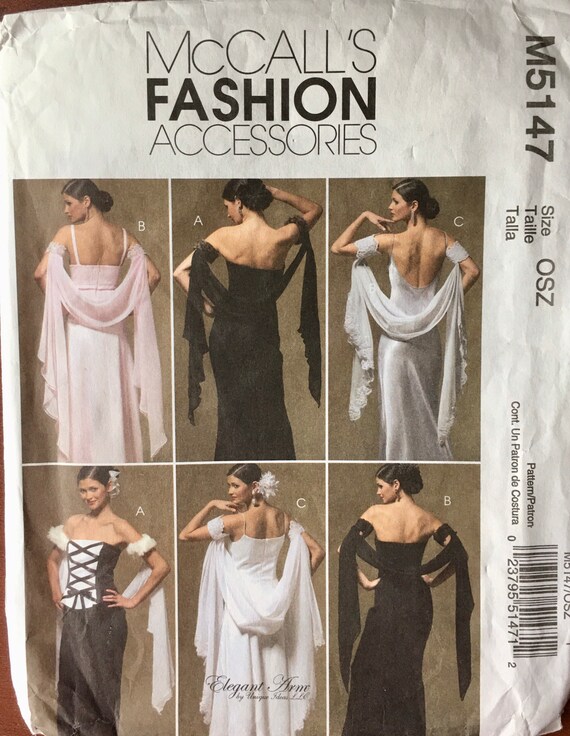 Arm Bands With Attached Swag and Drapes in Misses' Sizes - Etsy
