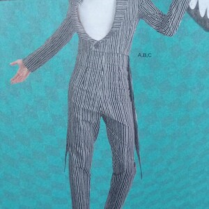 Jack Costume Pattern From Nightmare Before Christmas Jacket, Pants, Bow ...