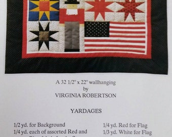 Uncle Sam Quilt Pattern - Etsy