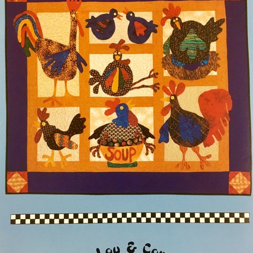 Chooks Appliqué Pattern PDF Instant Download | Etsy Canada