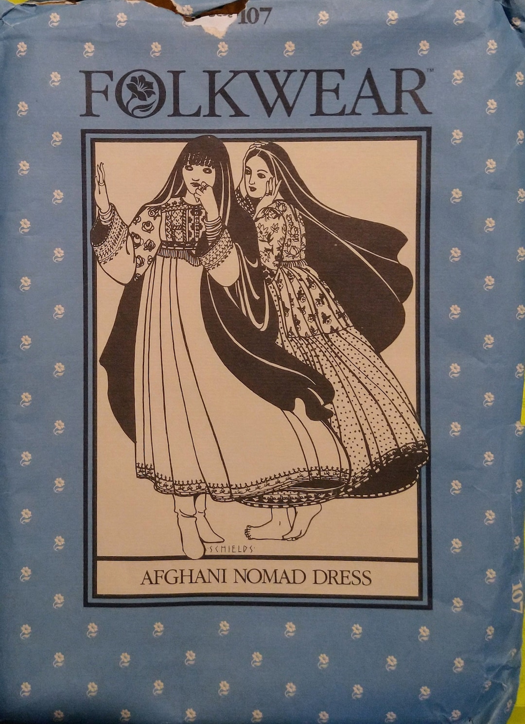 Afghan Nomad Dress Pattern - 2 Versions With Authentic Embroidery ...
