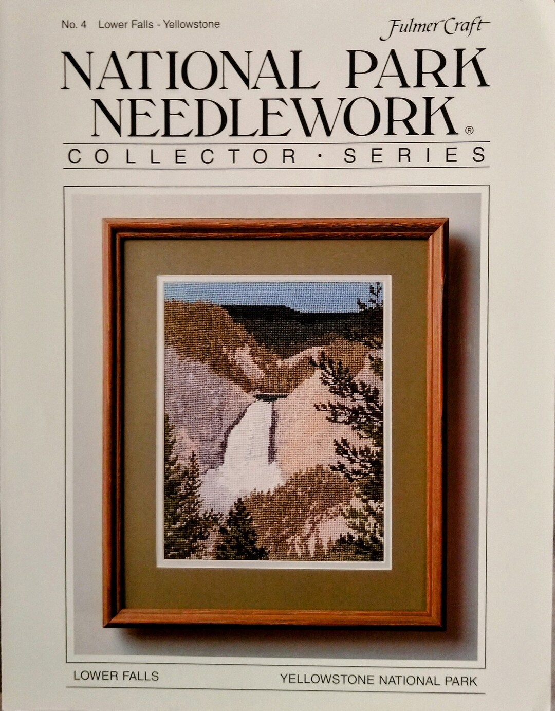 Lower Falls - Yellowstone National Park Cross Stitch Pattern From ...