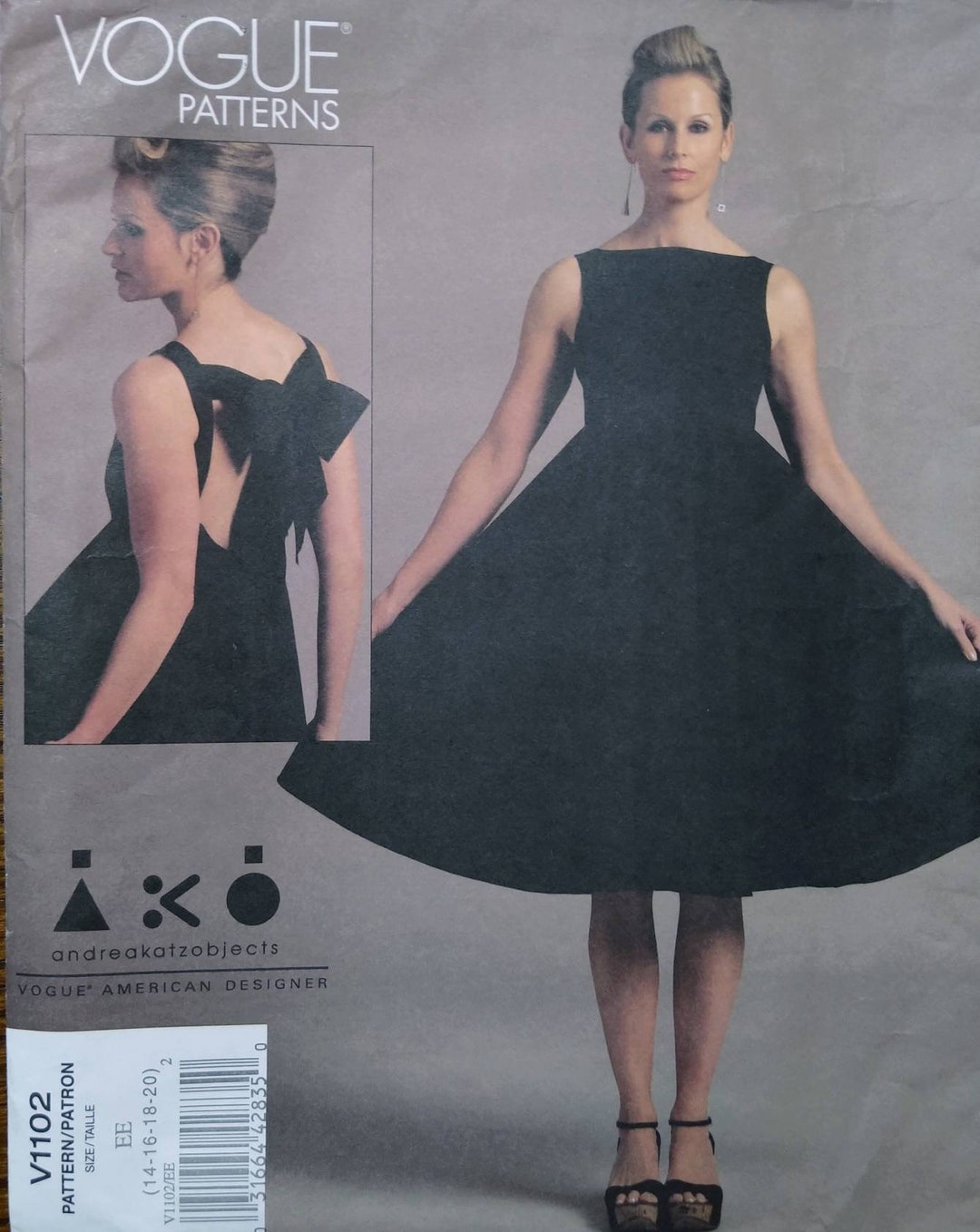 Formal Fit & Flare Dress Pattern Sleeveless With Open Back - Etsy