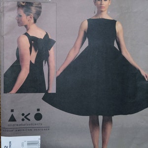 Formal Fit & Flare Dress Pattern Sleeveless With Open Back - Etsy