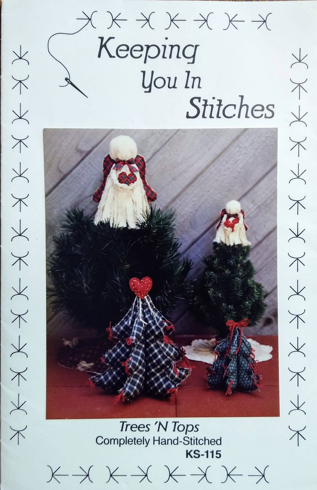 Trees 'n Tops Pattern for Fabric Trees & Tree Top Angels - Etsy