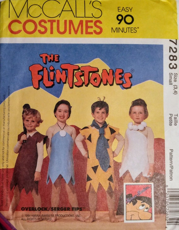 Barney Rubble Costume Pattern