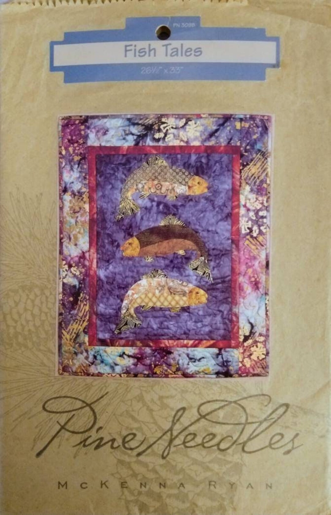 Fish Tales Pattern for a Fish Themed Wall Quilt Designed by Mckenna ...