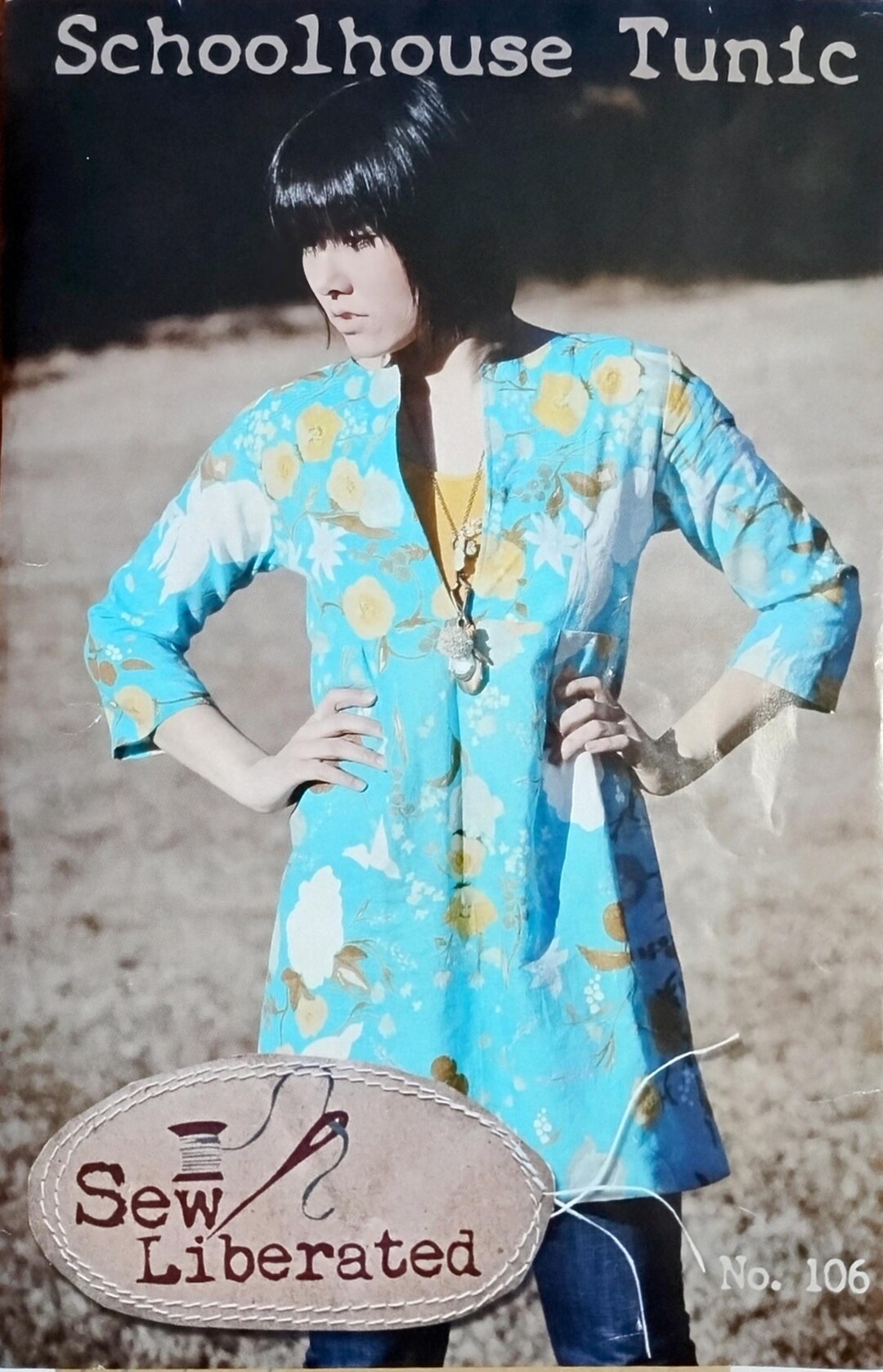 Schoolhouse Tunic Pattern for a Tunic or Shirt With 3/4-length Sleeves ...