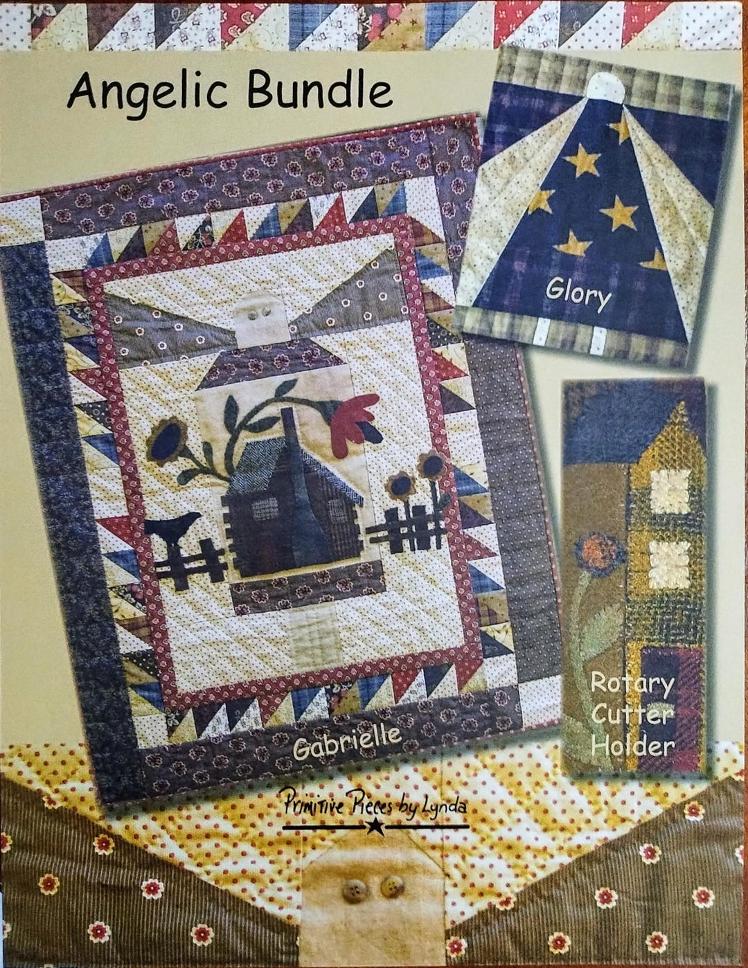 Angelic Bundle Patterns for 2 Angel Quilts & a Rotary Cutter Holder ...