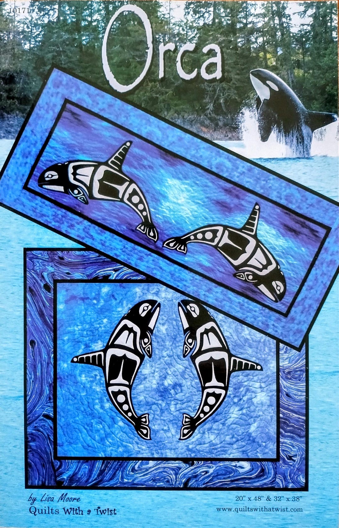 Orca Pattern for a Wall Hanging Quilt & Tablerunner Designed by the ...
