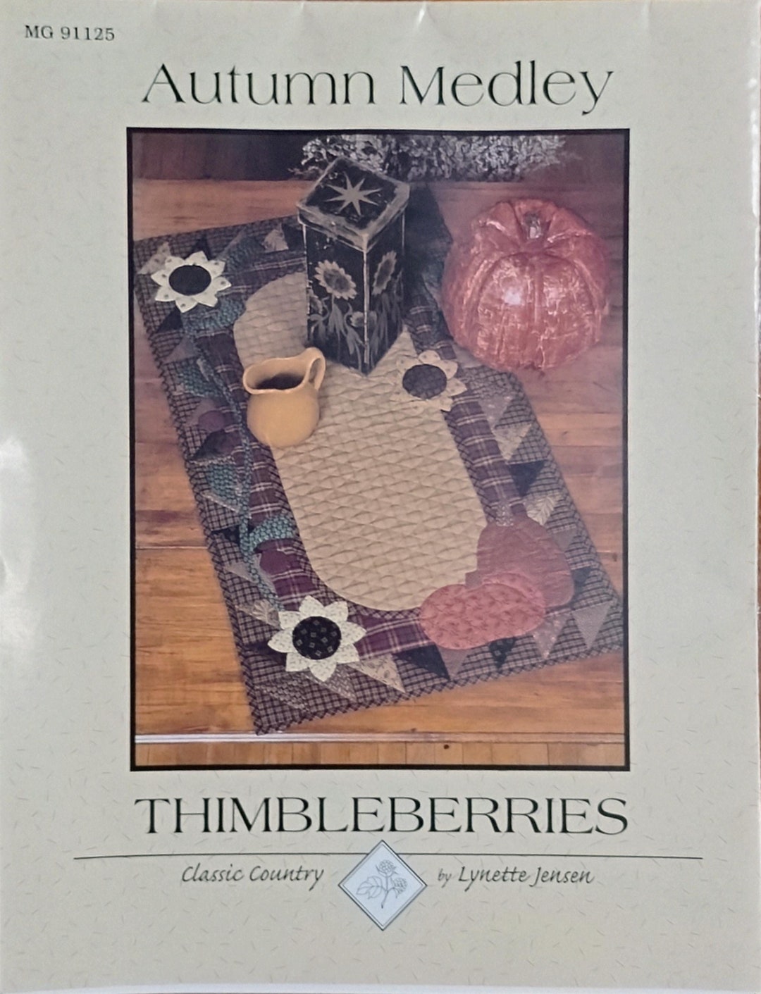 Autumn Medley Pattern for a Fall Table Runner Designed by Lynette ...