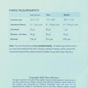 Fire Escape Pattern for a Strip Pieced Quilt in 3 Sizes Designed by Terry Atkinson for Atkinson ...