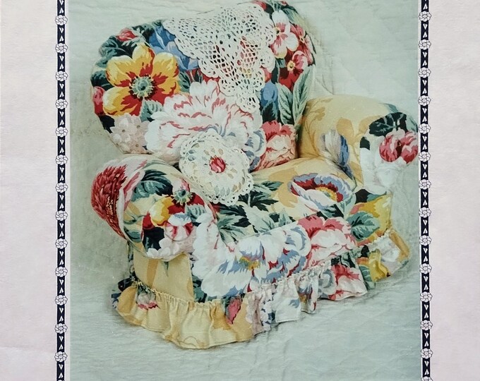 The Big Easy Chair Pattern for a Chair Shaped Pincushion Designed by ...