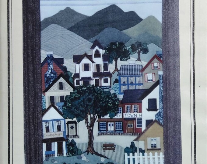 Summer Houses Pattern for a Wall Hanging Quilt From the Applique Series ...