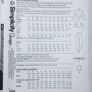 Jack Costume Pattern From Nightmare Before Christmas Jacket, Pants, Bow ...